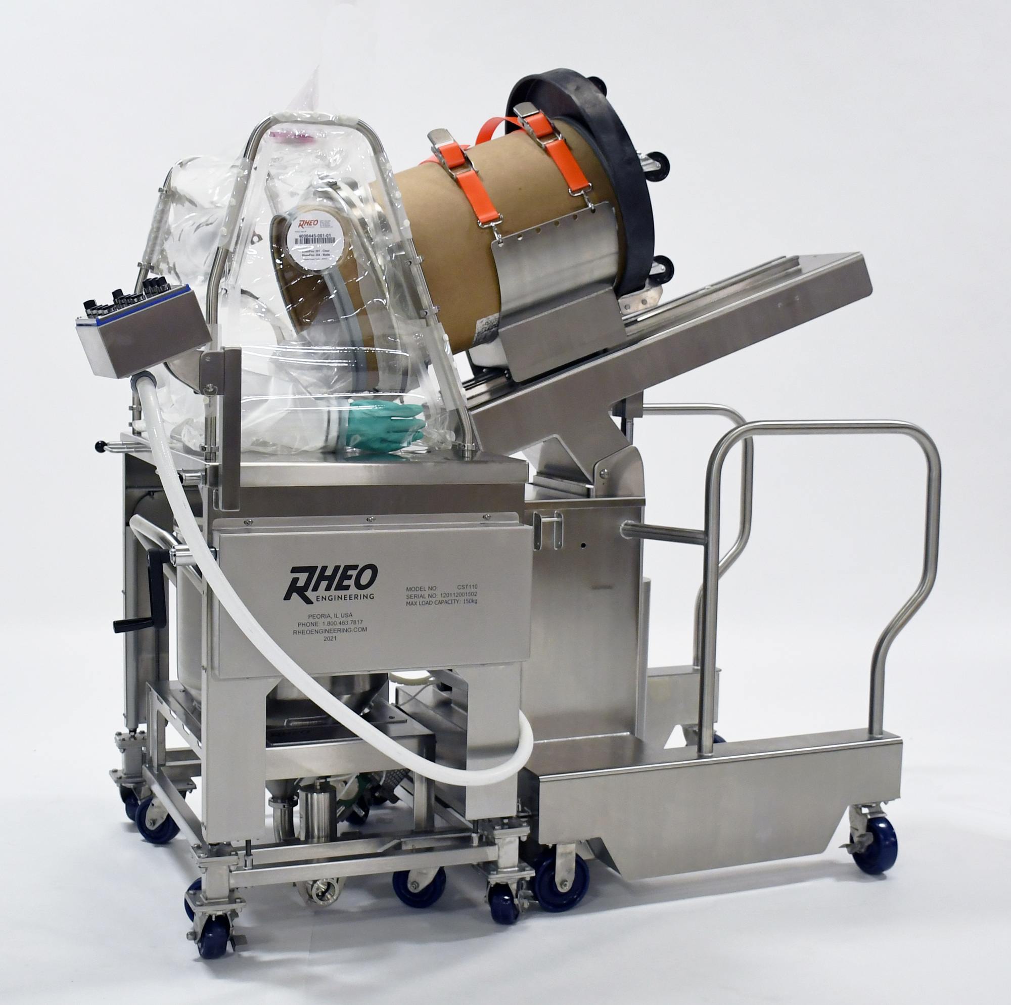 High Containment Modular Vacuum Transfer with Flexible Isolator - Rheo ...