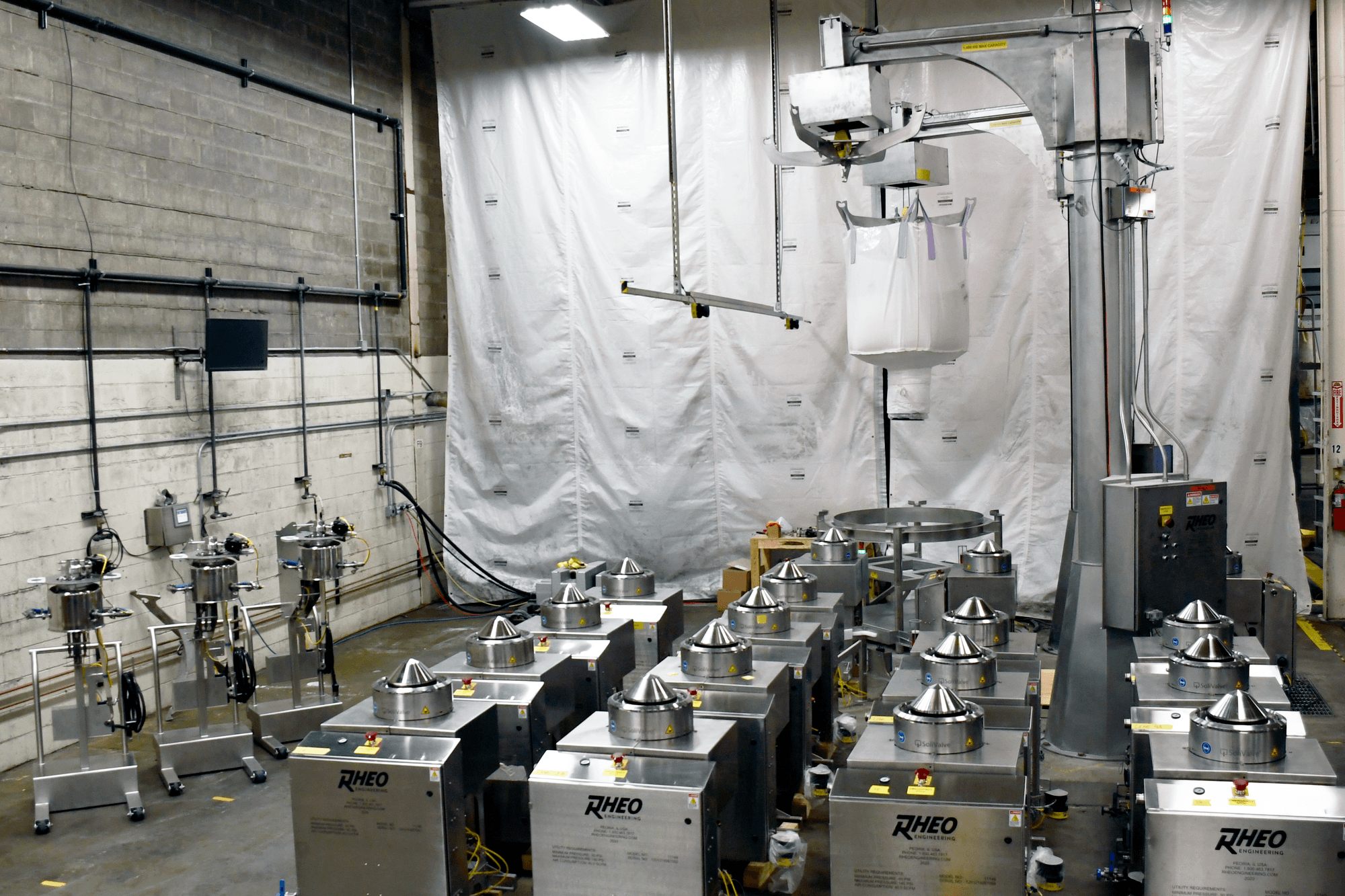 Automated Bulk Bag Unloading System - Rheo Engineering