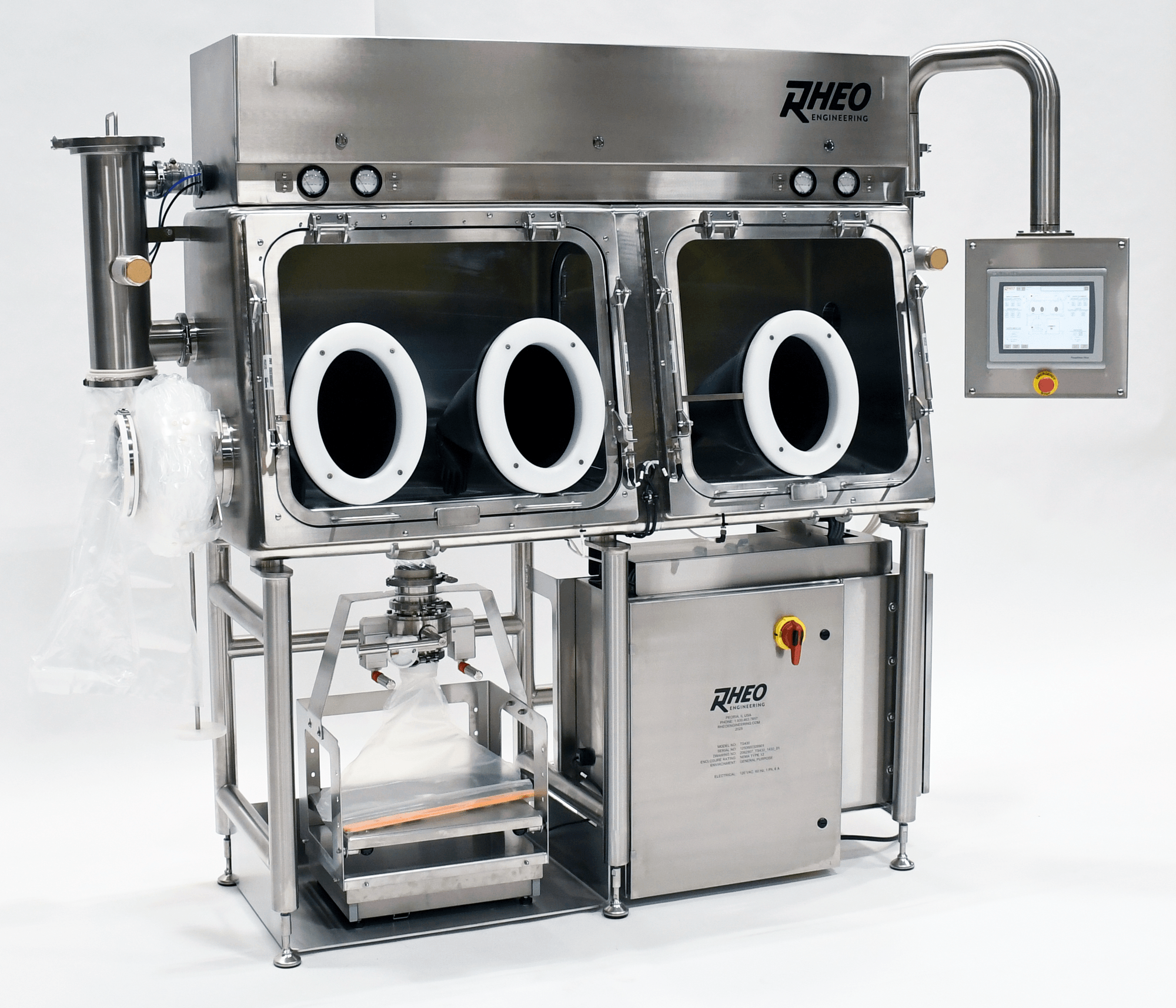 Weigh and Dispense Isolator - Rheo Engineering